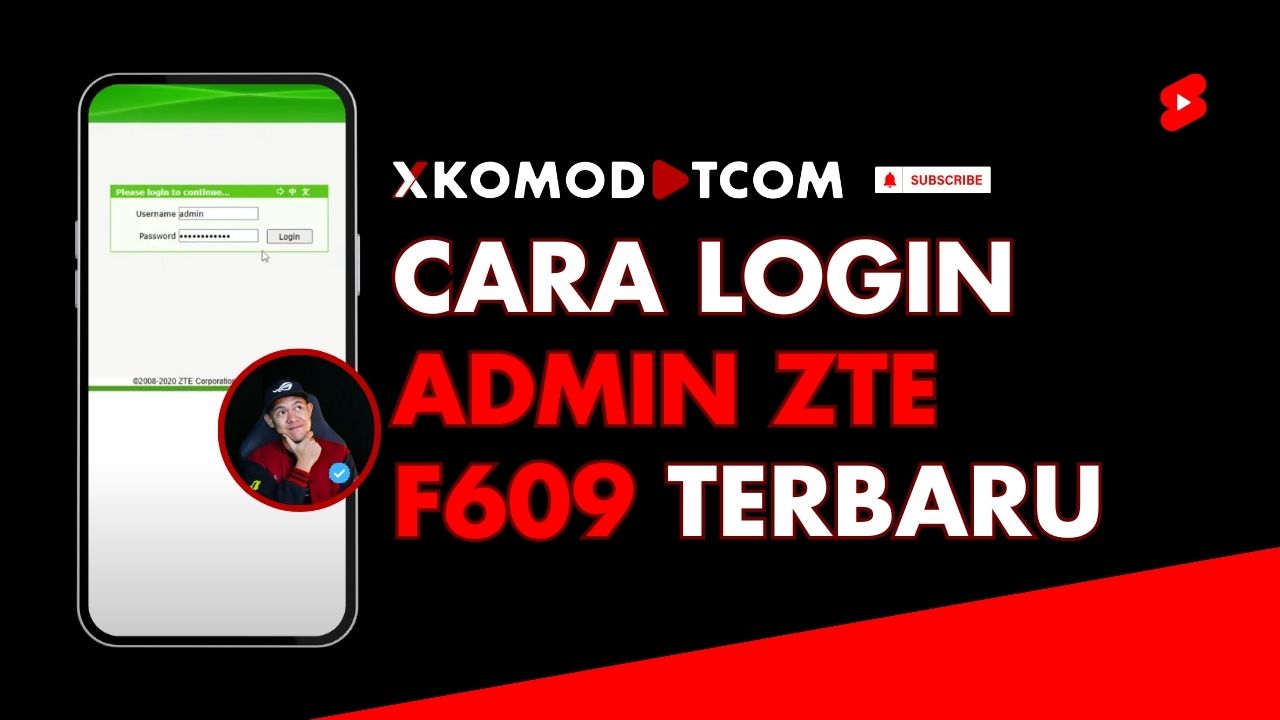 Cara Login ZTE F609 IndiHome Terbaru (192.168.1.1) - XKOMODOTCOM